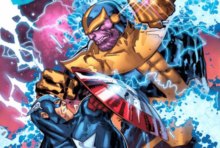 Captain America vs Thanos - Comic Fan Club